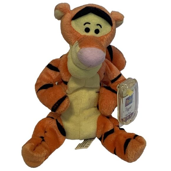 Arcotoys | Toys | Tigger Plush Star Bean Arcotoys Mattel 2 Pooh Series ...